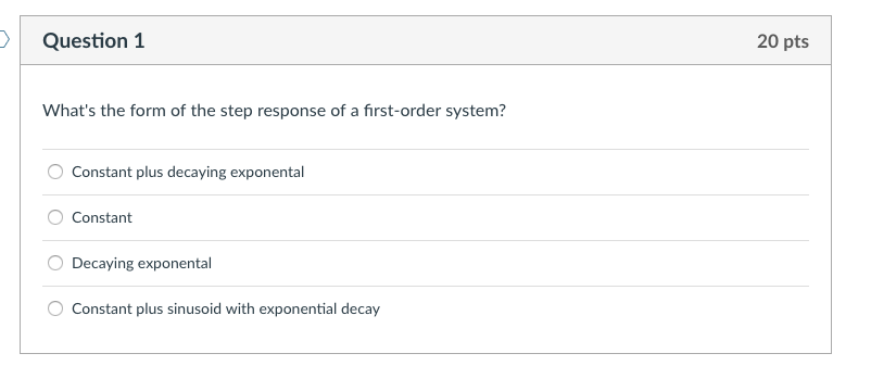 Solved Question 1 20 pts What's the form of the step | Chegg.com