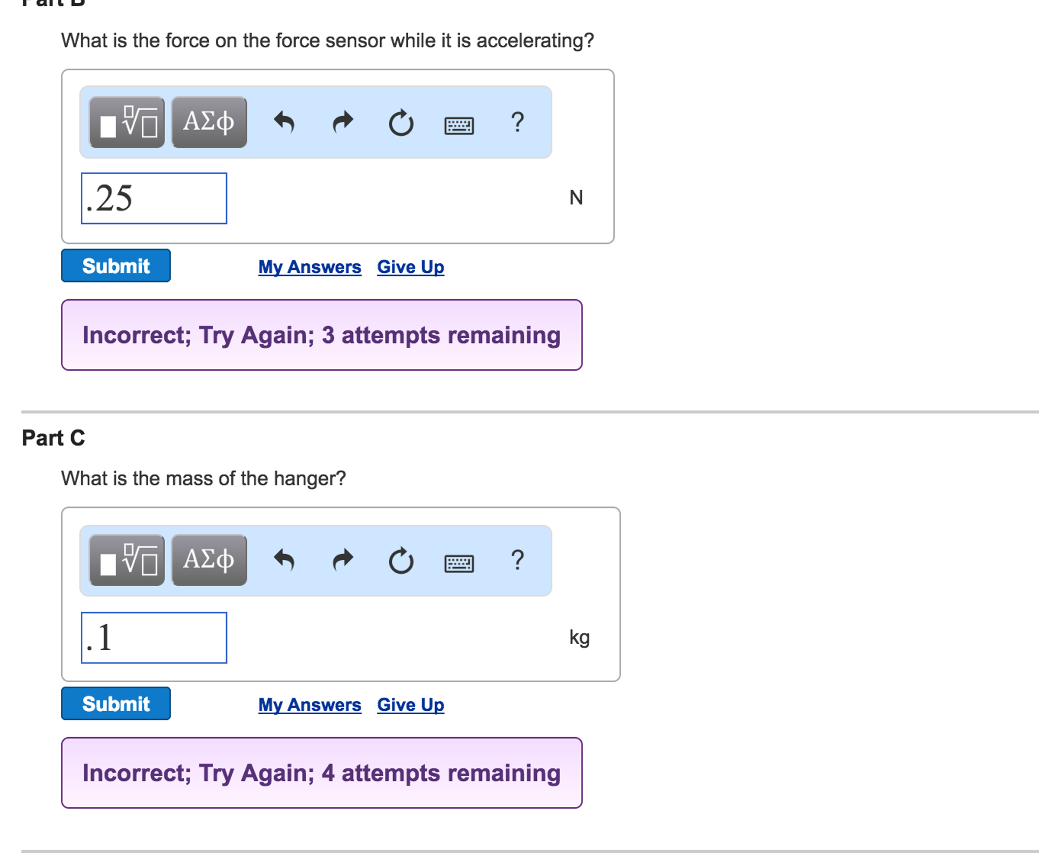 Solved The graphs below show a typical data run for the 1d | Chegg.com