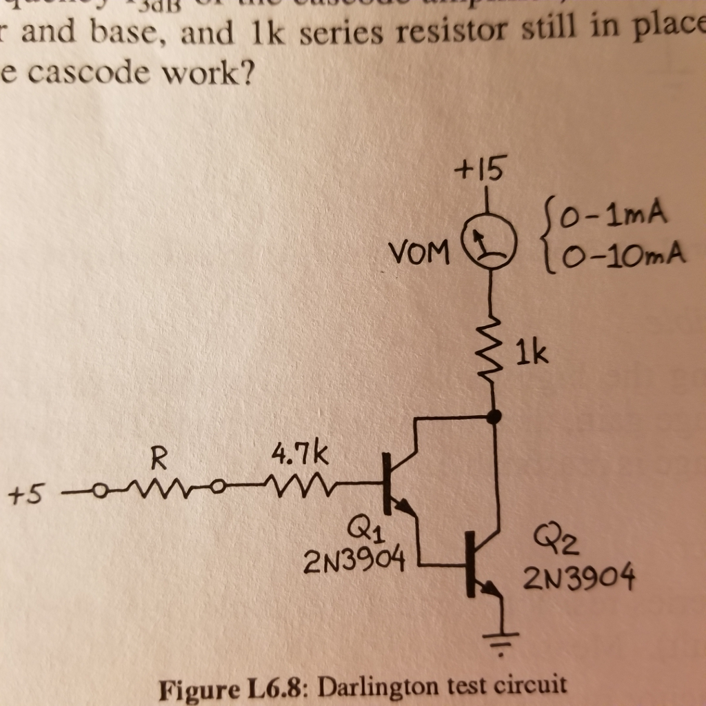 Solved 1. an emitter resistance of RE = 565 Ω and a | Chegg.com