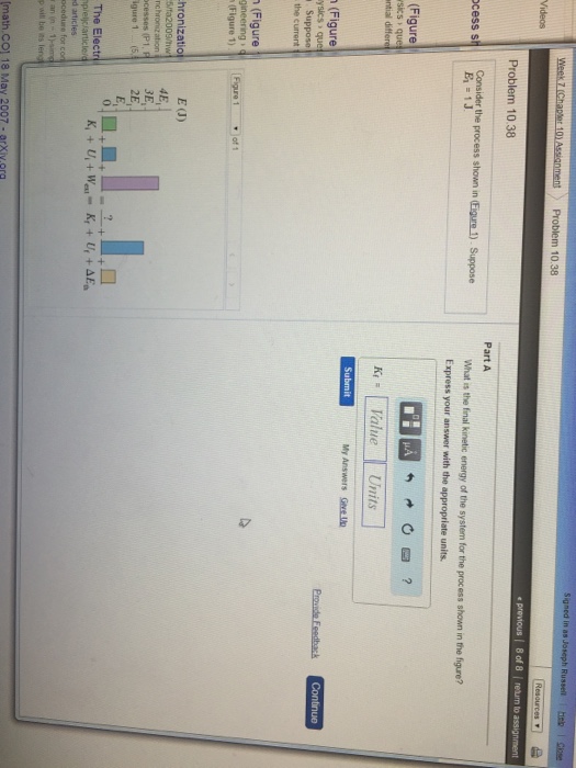 Solved Consider the process shown in (Figure 1). Suppose E_1 | Chegg.com