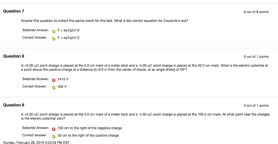 Solved Answer this question to collect the partial credit | Chegg.com
