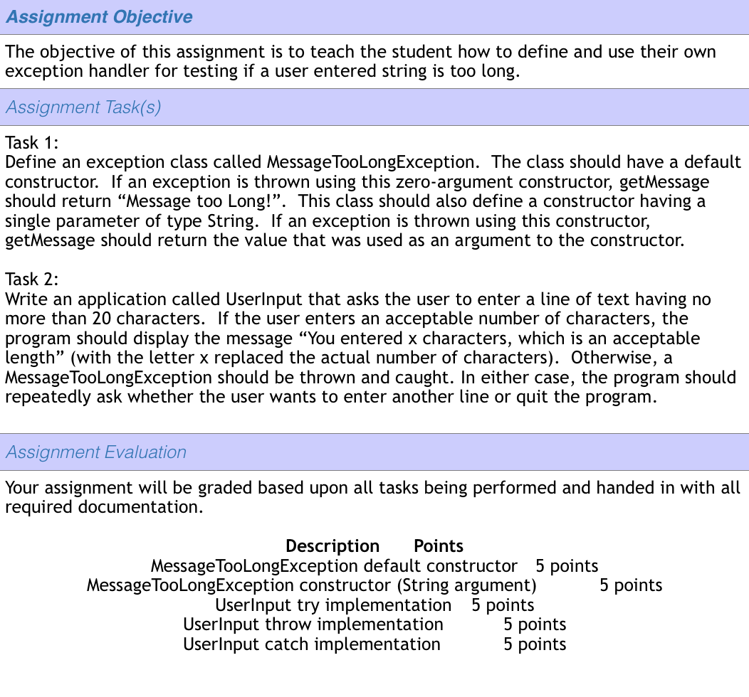 Solved The objective of this assignment is to teach the | Chegg.com