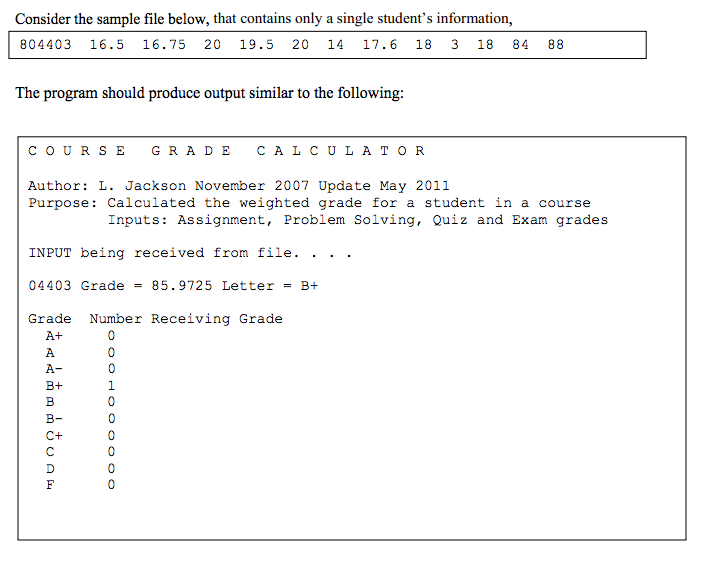 Solved: Readlin From Data From A File.... How To Do It In ... | Chegg.com
