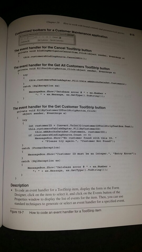 Terms parameterized query Master/Detail form Build | Chegg.com