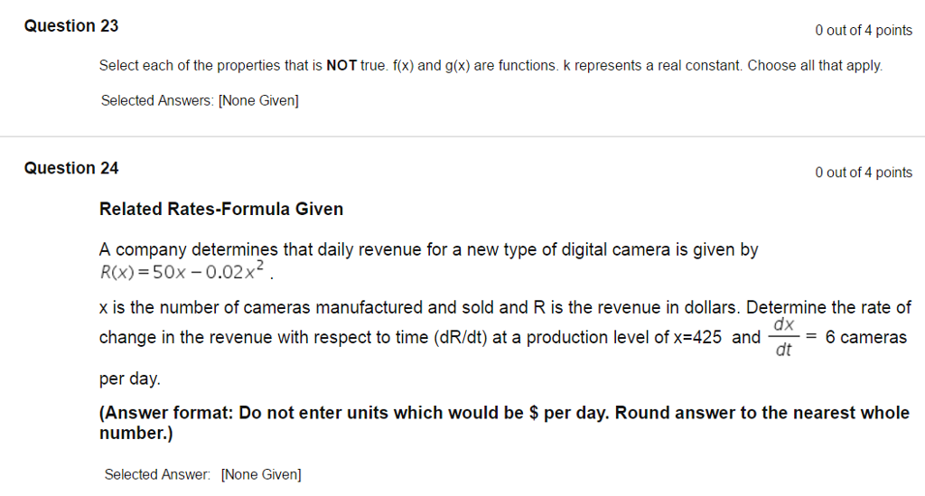 Solved Question 21 0 out of 5 points (Extra Credit) Related | Chegg.com