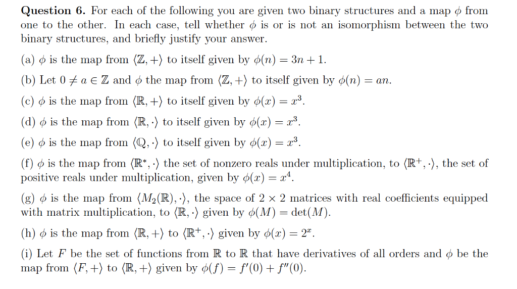 Solved For each of the following you are given two binary | Chegg.com
