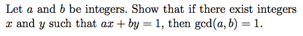 Solved Let a and b be integers. Show that if there exist | Chegg.com
