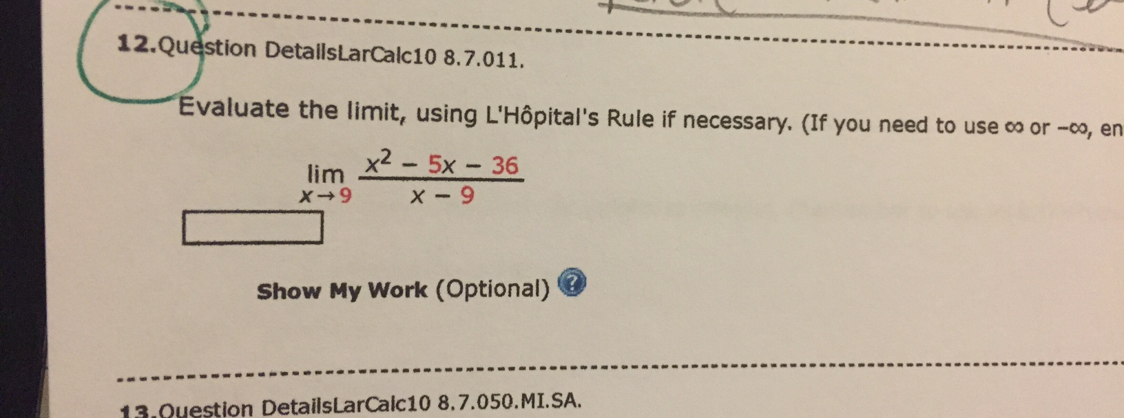 Solved Evaluate the limit, using L'Hopital's Rule if | Chegg.com Solved Evaluate the limit, using L'Hopital's Rule if | Chegg.com
