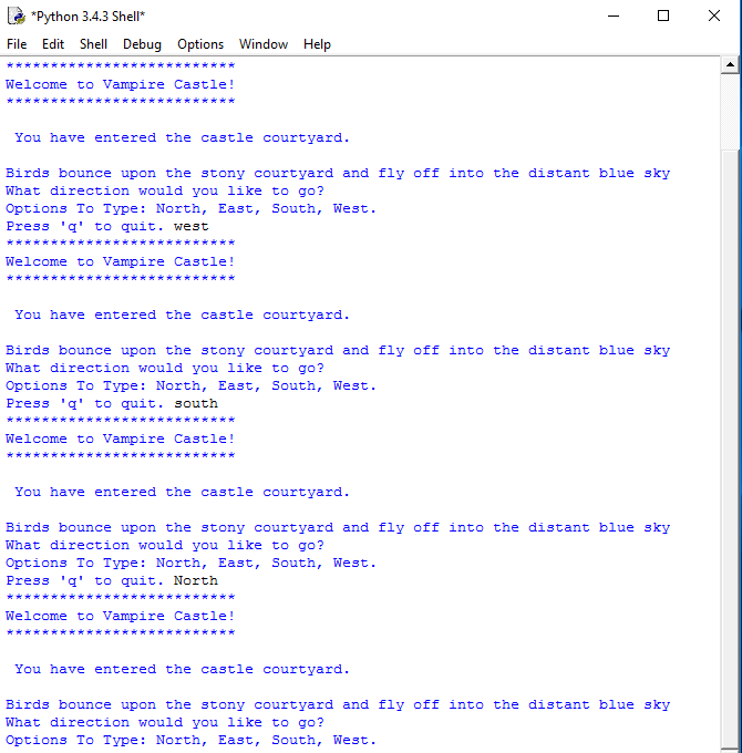 Solved I wrote a code which asks the user to input either | Chegg.com