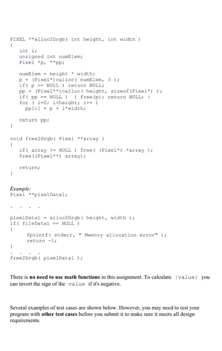 Solved This is the complete assignment for writing a C | Chegg.com