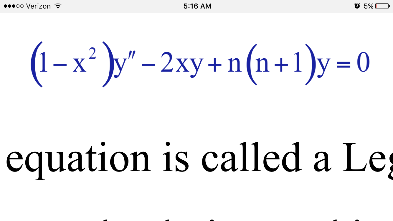 Solved Any solution to this equation is called a Legendre | Chegg.com