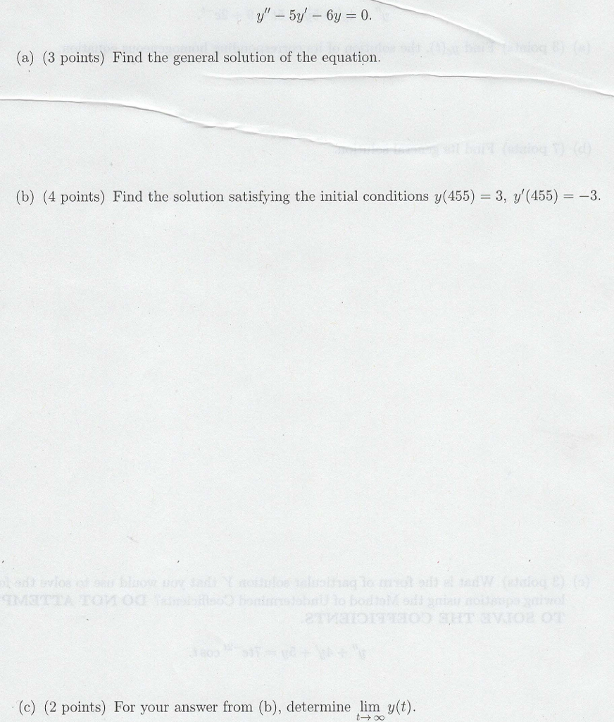 Solved Find the general solution of the equation. Find the | Chegg.com