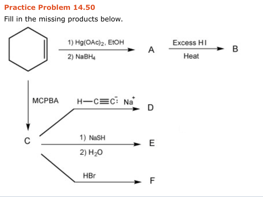 Solved Fill in the missing products below. | Chegg.com Solved Fill in the missing products below. | Chegg.com