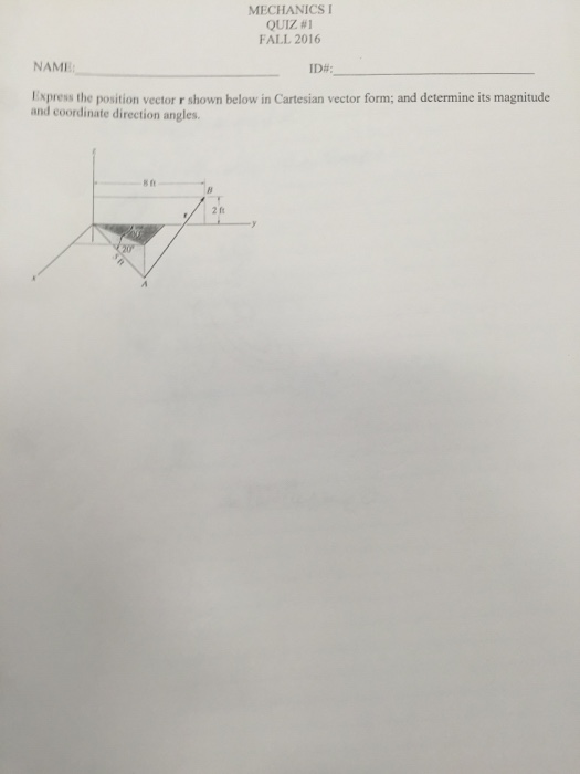 Solved Express the position vector r shown below r shown | Chegg.com