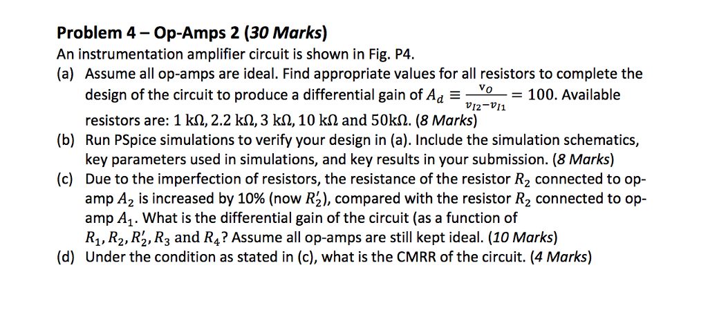 Solved R4 R2 2R 0o A2 Un o 12 Figure P4 | Chegg.com