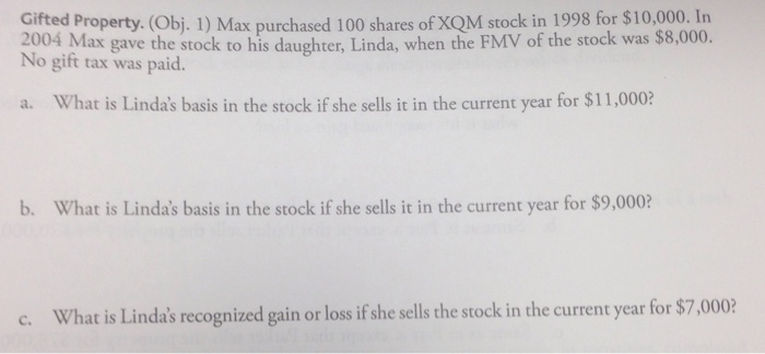 Solved Max purchased 100 shares of XQM stock in 1998 for | Chegg.com