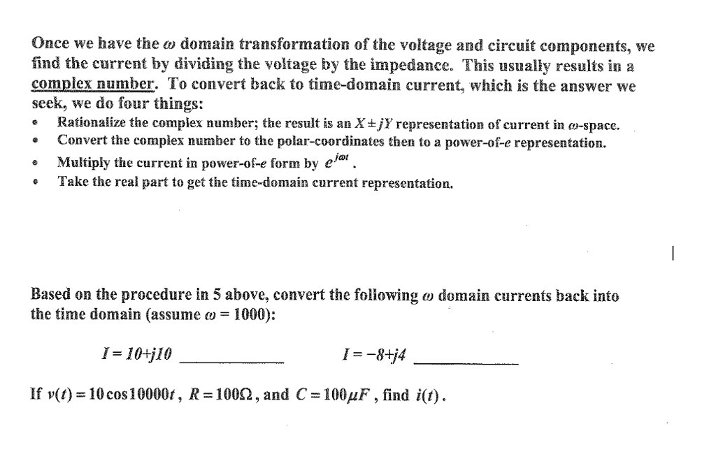 Solved Once we have the a, domain transformation of the | Chegg.com