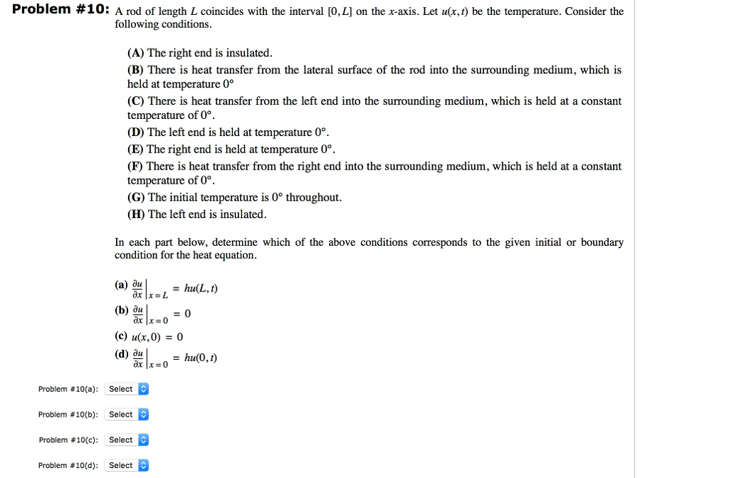 Solved Problem #10: A rod of length L coincides with the | Chegg.com