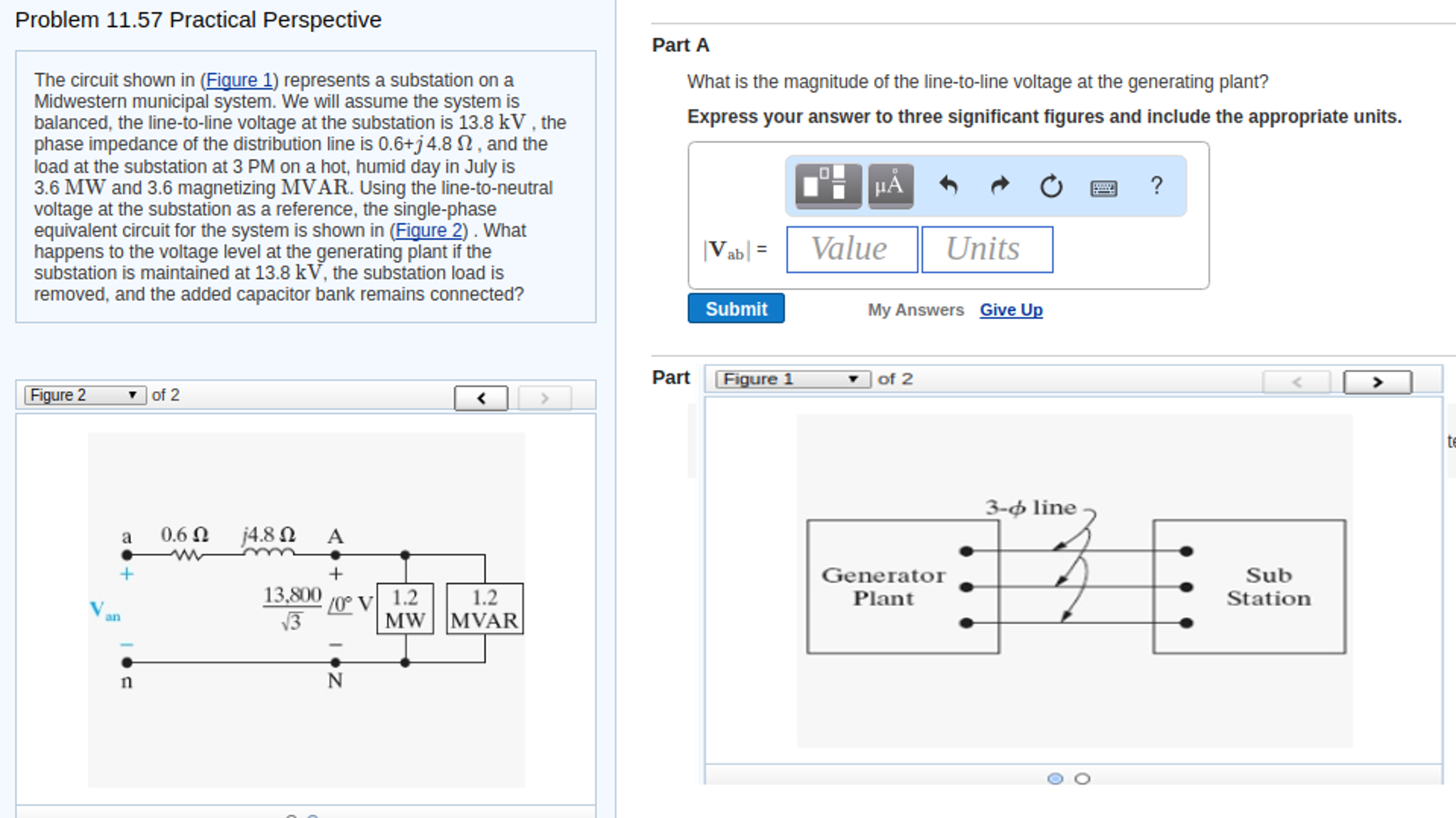 Solved The circuit shown in (Figure 1) represents a | Chegg.com