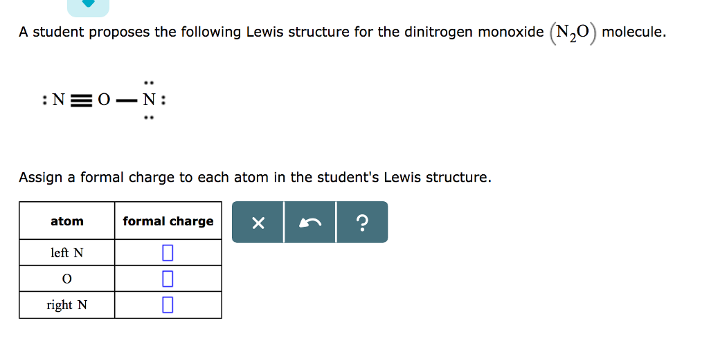 N20 Lewis Structure N20 Lewis Structure