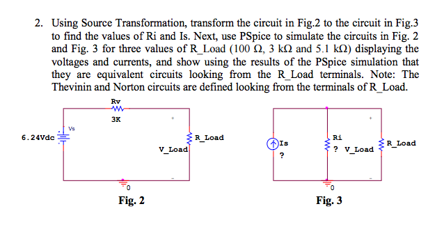 Solved Using Source Transformation, transform the circuit in | Chegg.com