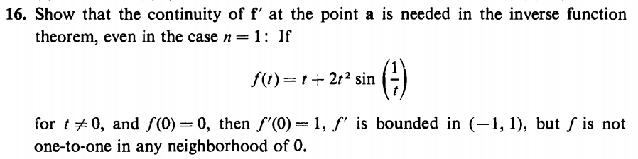 Solved 16. Show that the continuity of f' at the point a is | Chegg.com