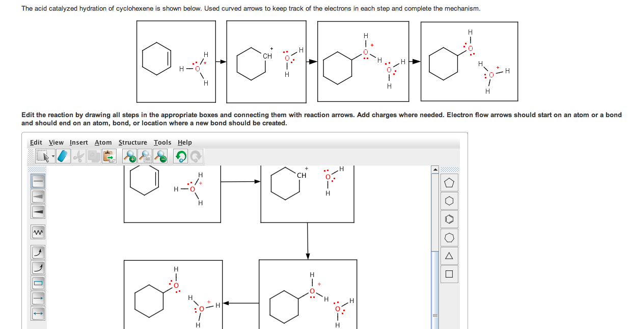 Solved The acid catalyzed hydration of cyclohexene is shown | Chegg.com