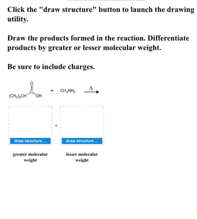 Solved Draw the products formed in the reaction. | Chegg.com