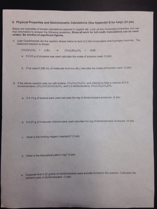 Solved Below are examples of simple calculations required in | Chegg.com