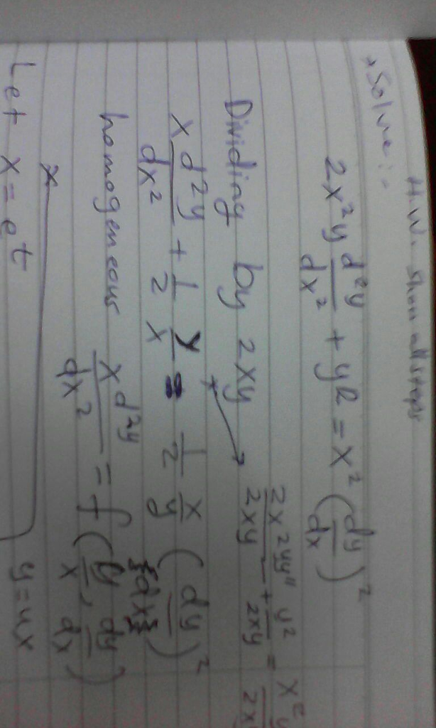 Solved Solution of Nonlinear ODE'S Nodule. Example - Solve | Chegg.com