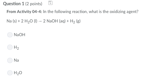 Solved Question 1 (2 points) From Activity 04-4: In the | Chegg.com