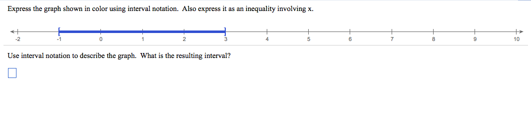 Solved Express the graph shown in color using interval | Chegg.com Solved Express the graph shown in color using interval | Chegg.com