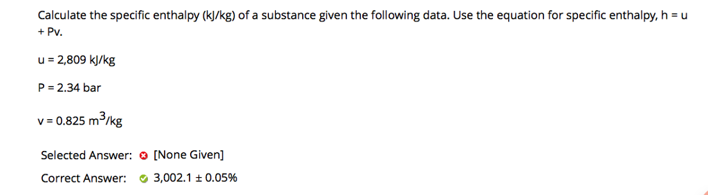 Solved Determine the specific volume (m3/kg) of superheated | Chegg.com