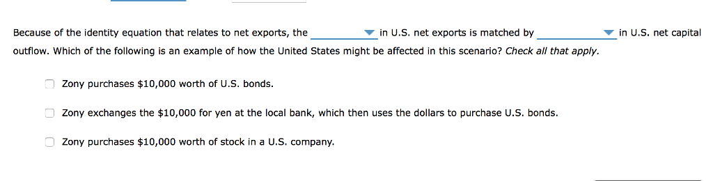 Solved 4. Net capital outflow and net exports An open | Chegg.com