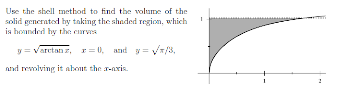 Solved Use the shell method to find the volume of the solid | Chegg.com