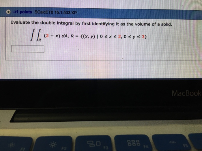 Solved Evaluate the double Integral by first identifying it | Chegg.com