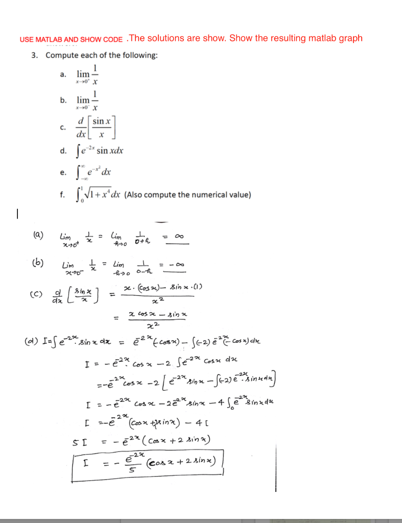 Solved Compute each of the following: a. lim_x rightarrow | Chegg.com