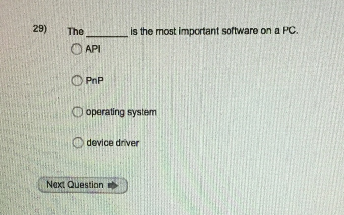 Solved 26) Which is a function of an operating system? O | Chegg.com