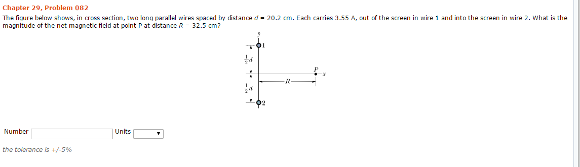 Solved The Figure Below Shows In Cross Section Two Long