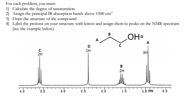 Solved For each problem, you must: 1) Calculate the degree | Chegg.com