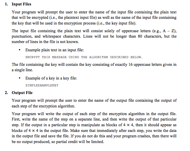 Encryption programming problem written in C++ | Chegg.com