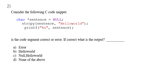 Solved 1 Consider The Following Overloaded Functions