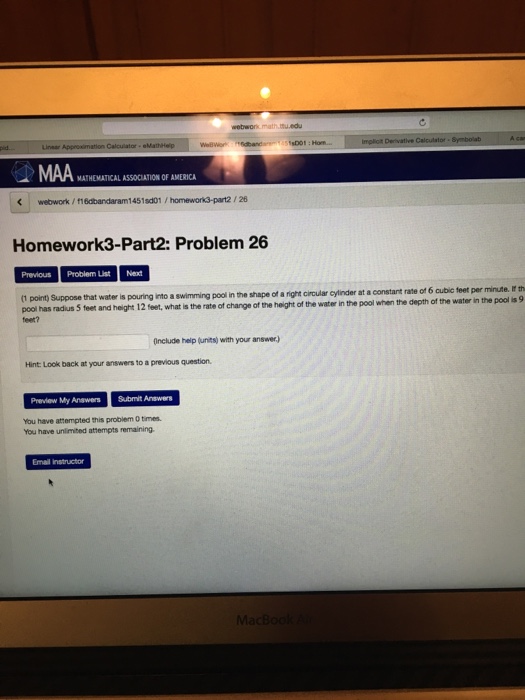 Solved webwork.math.ttu.edu eMathHelp WeBWork: 116dbandaram | Chegg.com
