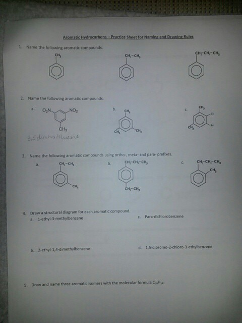 Solved 1. Name the following aromatic compounds CHy 9% CH,-C | Chegg.com