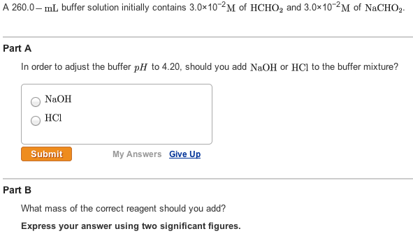 Solved A 260.0 - mL buffer solution initially contains 3.0 | Chegg.com