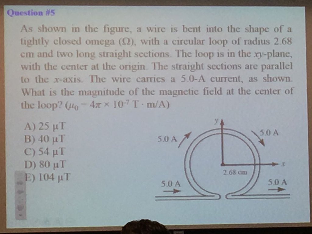 Solved As shown in the figure, a wire is bent into the shape | Chegg.com