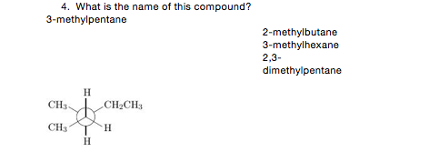 Solved What is the name of this compound? 3-methylpentane | Chegg.com
