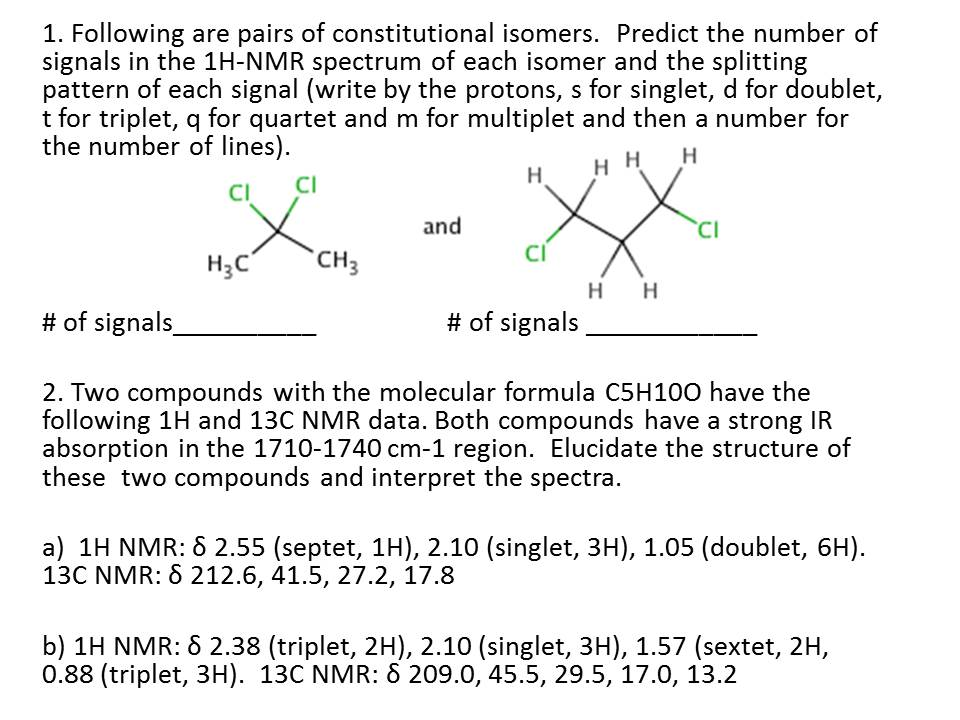 Solved Following are pairs of constitutional isomers. | Chegg.com