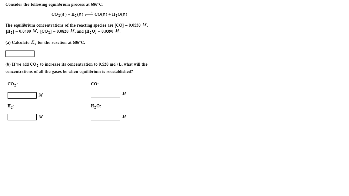 Solved Consider the following equilibrium process at 686 | Chegg.com