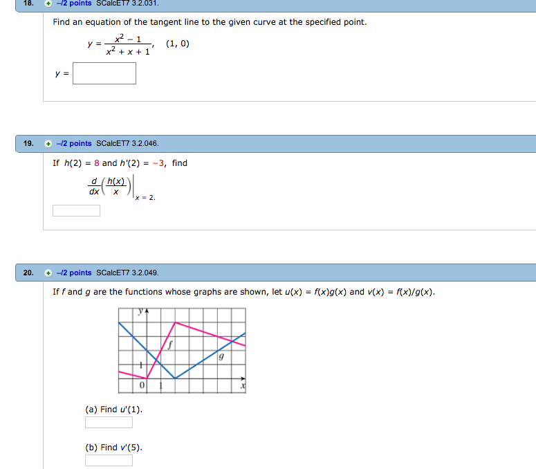 Solved Find an equation of the tangent line to the given | Chegg.com